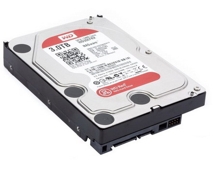 ฮาร์ดดิสก์ WD Red NAS HDD 3TB (WD30EFRX) SATA III 6.0Gb/s IntelliPower / Bu
